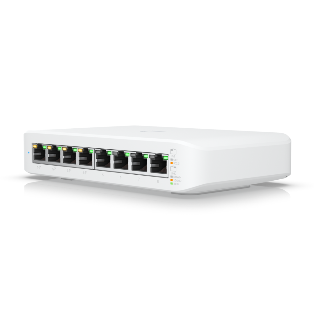Ubiquiti UniFi 8-Port Lite PoE Switch (4 Port PoE) | SmartStore Inc ...
